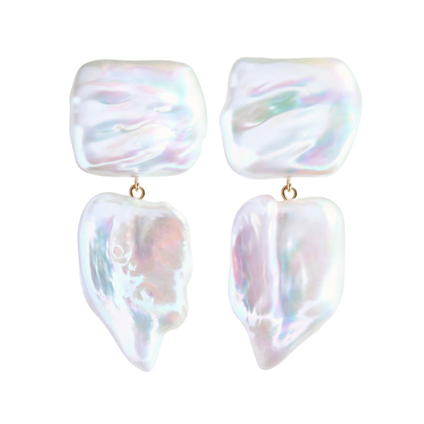 ORA Pearls – XXL SABRE THORA PEARL EARRINGS
